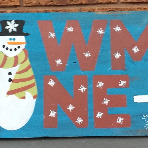 Snowman Sign - Etsy Canada