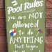 POOL HUMOR Sign/personalized Option/outdoor Pool Sign/mother/s - Etsy