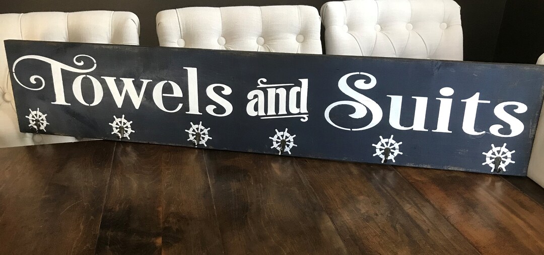 P0OL TOWEL Sign/hottub TOWEL Sign/pool Signs/cottage Towel Sign/lake ...