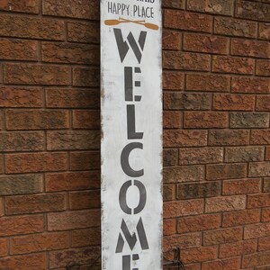 OUTDOOR WELCOME Sign/cottage Welcome/lake House Welcome/camp Entrance ...