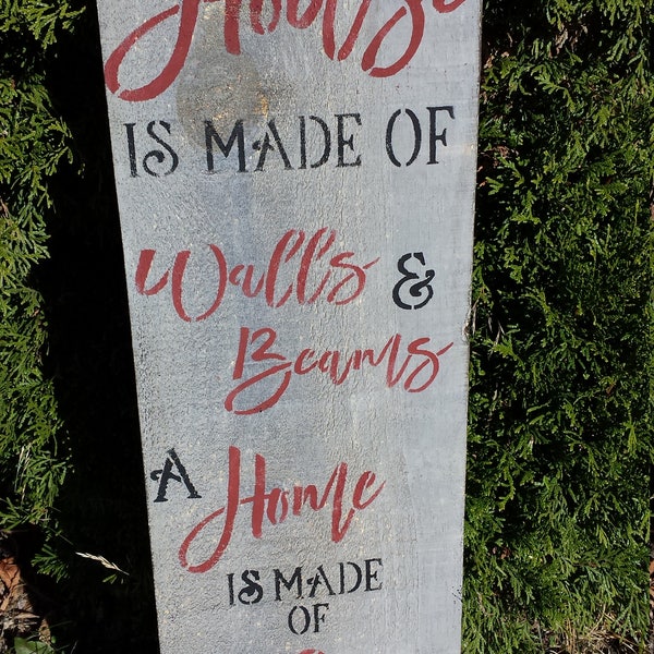 Barn Beam Sign - Etsy