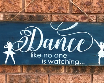 Personalized Ballet Dance Studio Metal Room Sign Metal Sign Aluminum ...