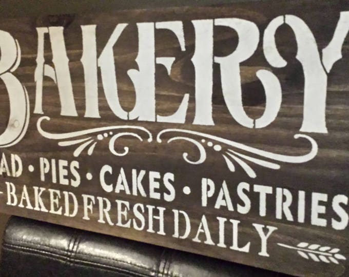 KITCHEN SIGN/BAKERY Sign/restaurant Decorcoffee Shop Sign/hostess Gift ...
