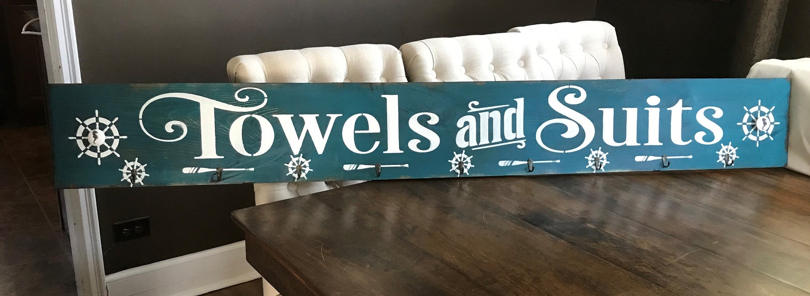 TOWELS and SUITS Sign/pool Towel Sign/beach Towel Sign/hot Tub - Etsy