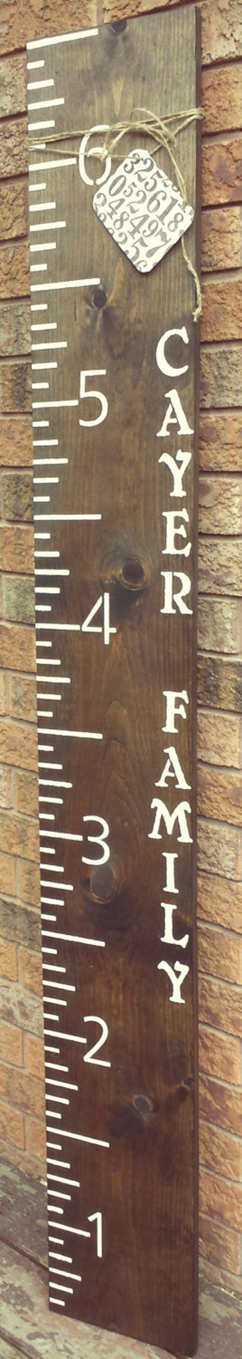 PERSONALIZED GROWTH CHART Rulers/baby Shower Gift/baptismal - Etsy