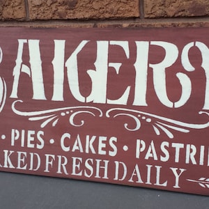 BAKERY SIGN/KITCHEN Sign/bake Shop Decor/mothers Day Gift/hostess ...