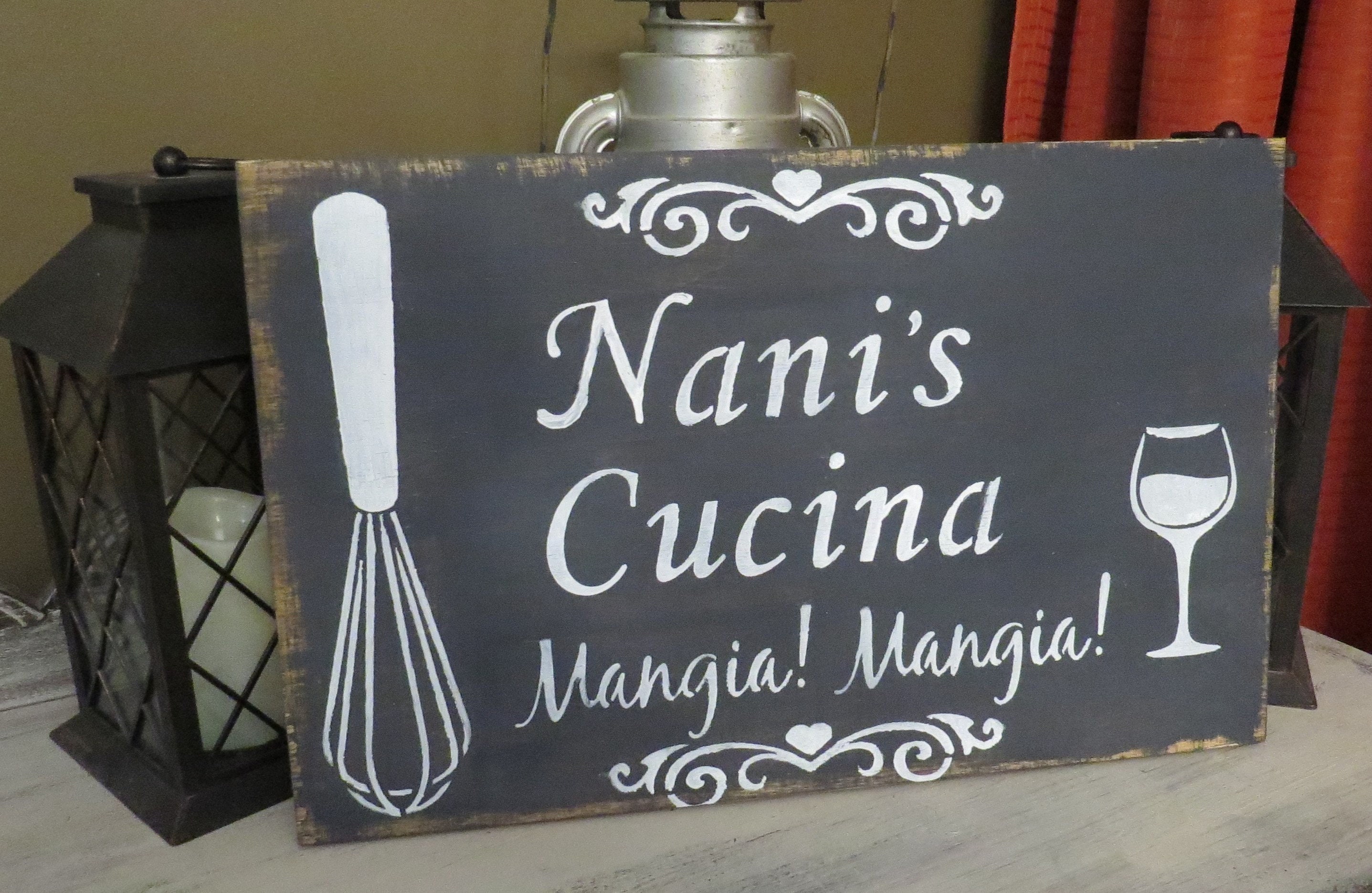 CUSTOMIZABLE KITCHEN Sign/personalized CHRISTMAS Gift - Etsy