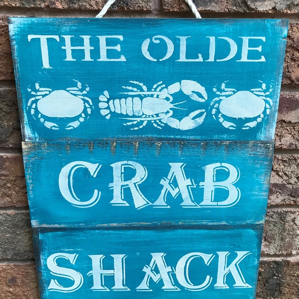 Crab Shack Sign - Etsy