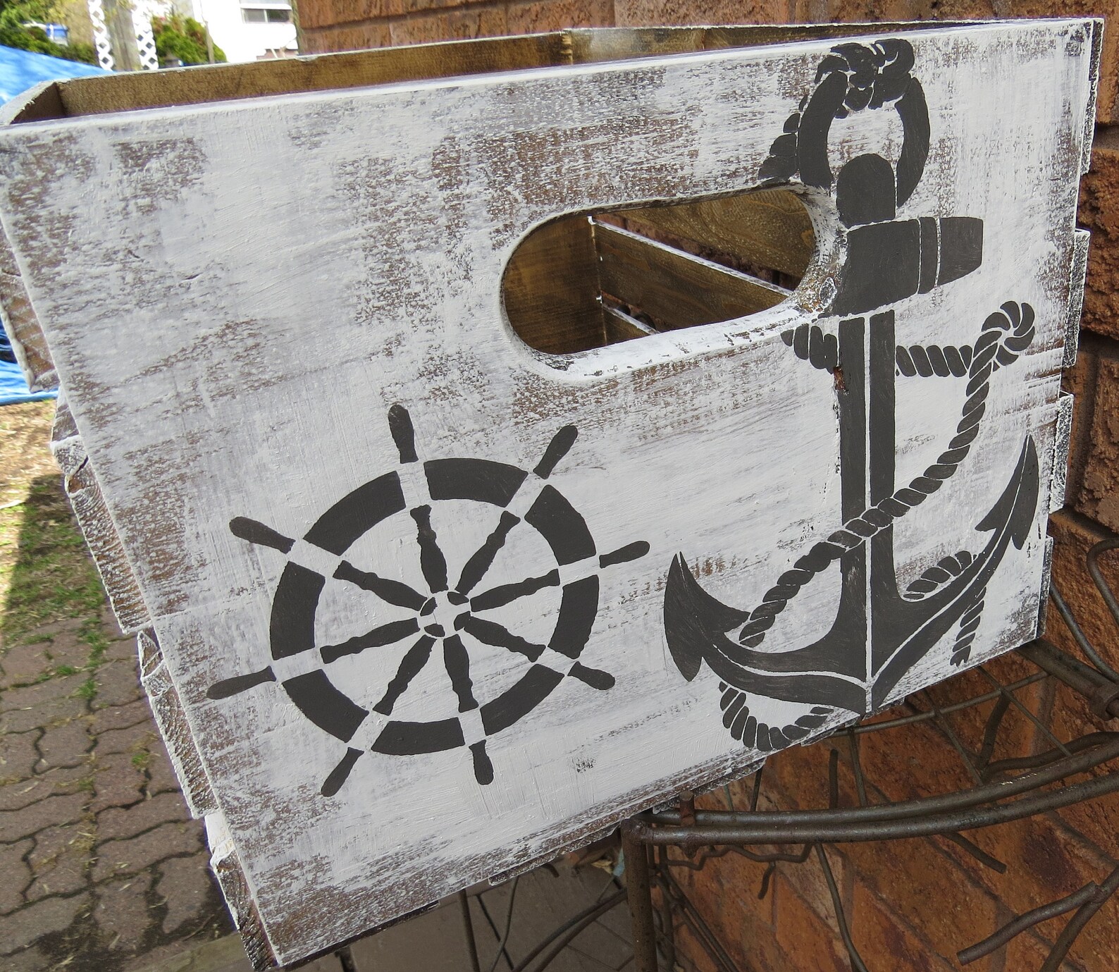 PERSONALIZED Wood Crate/gift Basket/pool Towel/beach - Etsy