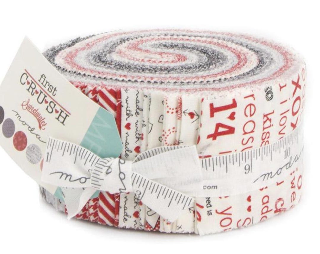 First Crush Jelly Roll by Sweetwater for Moda Fabrics - Etsy