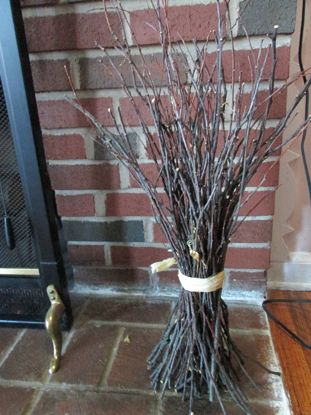 Cherry Twigs in a Bundle Rustic Home Decor Primitive Hearth - Etsy