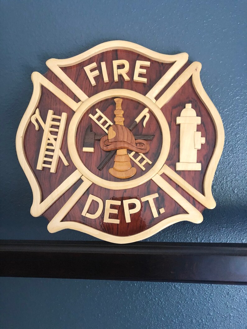 Fire Department Wall Hanging - Etsy