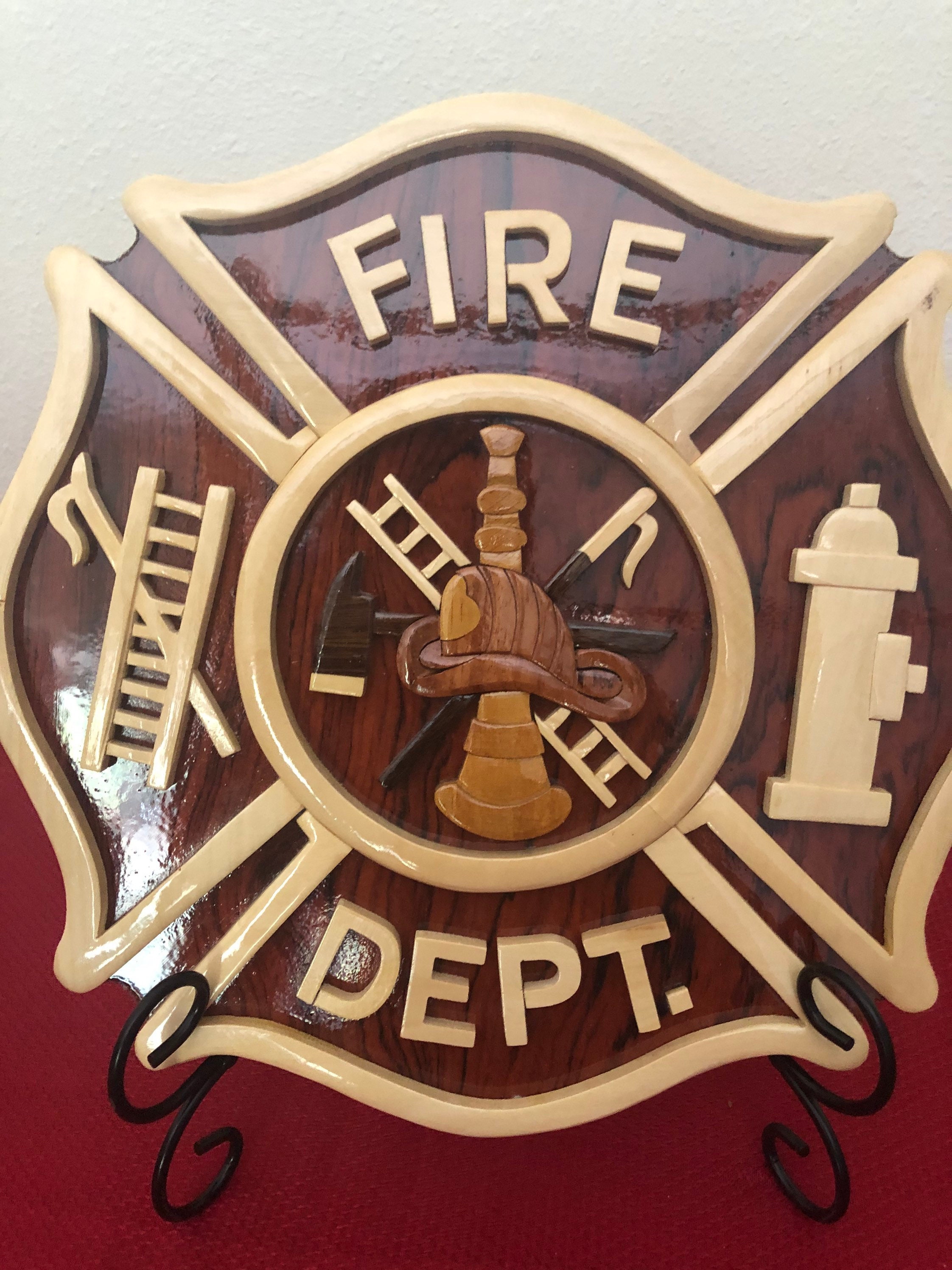 Fire Department Wall Hanging - Etsy
