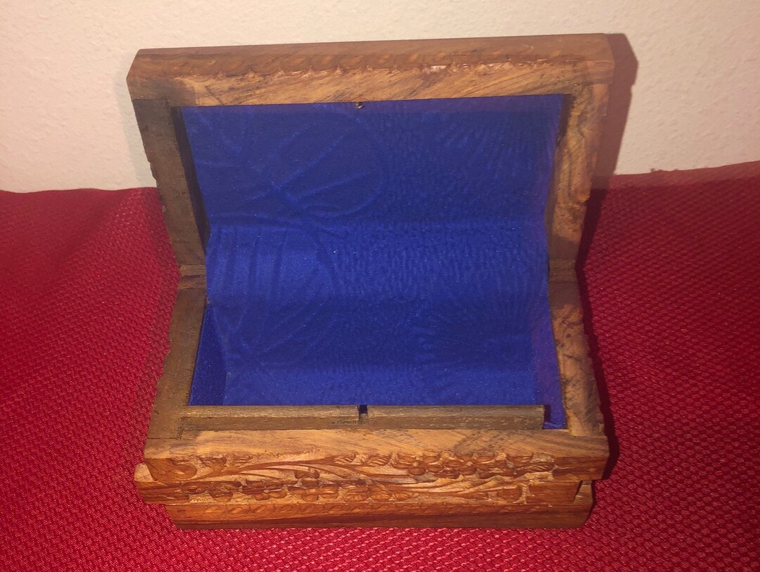 Secret Lock Box / Hidden Lock Box / Rustic Box / Jewelry Box / Wooden ...