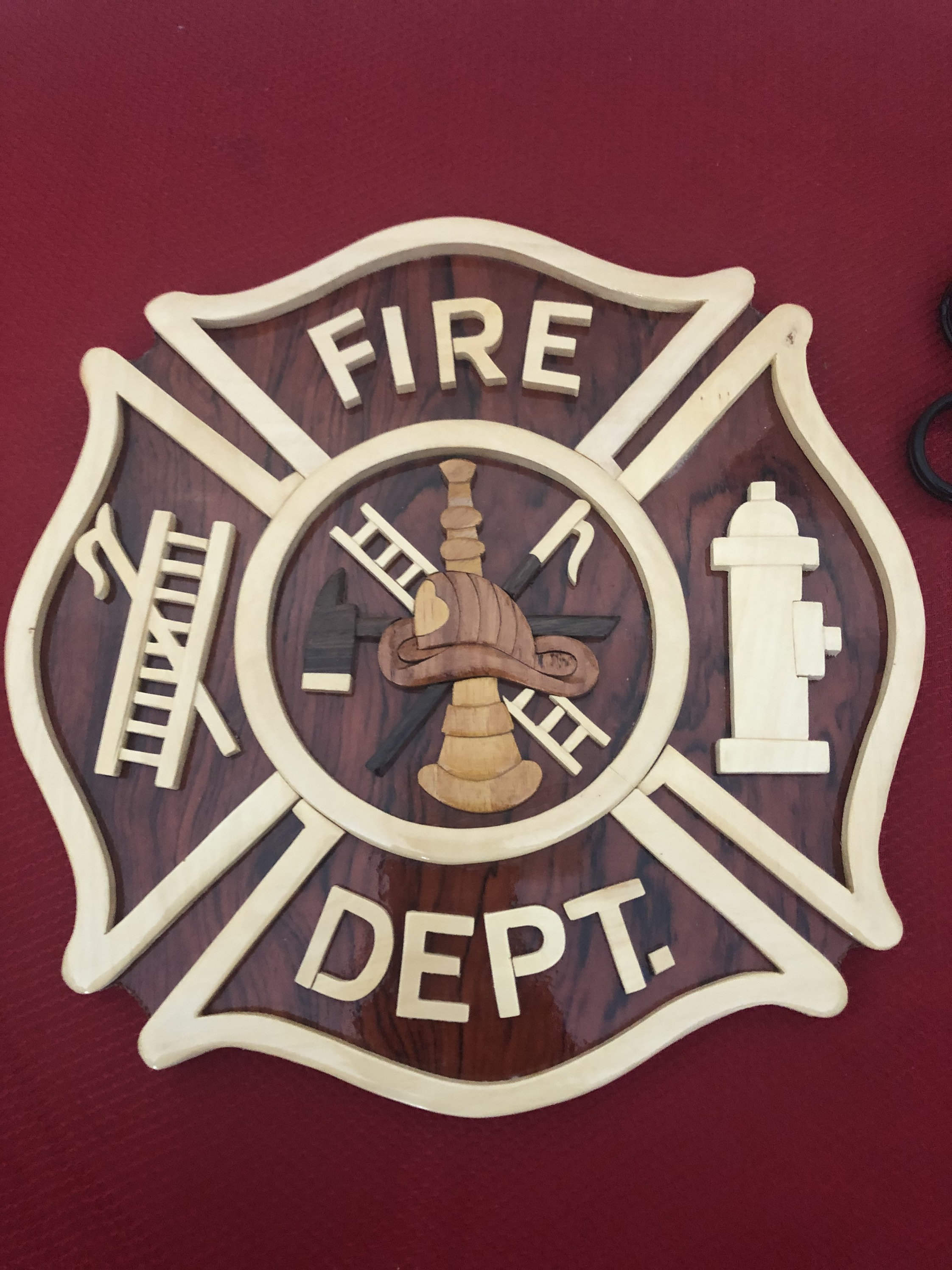 Fire Department Wall Hanging - Etsy