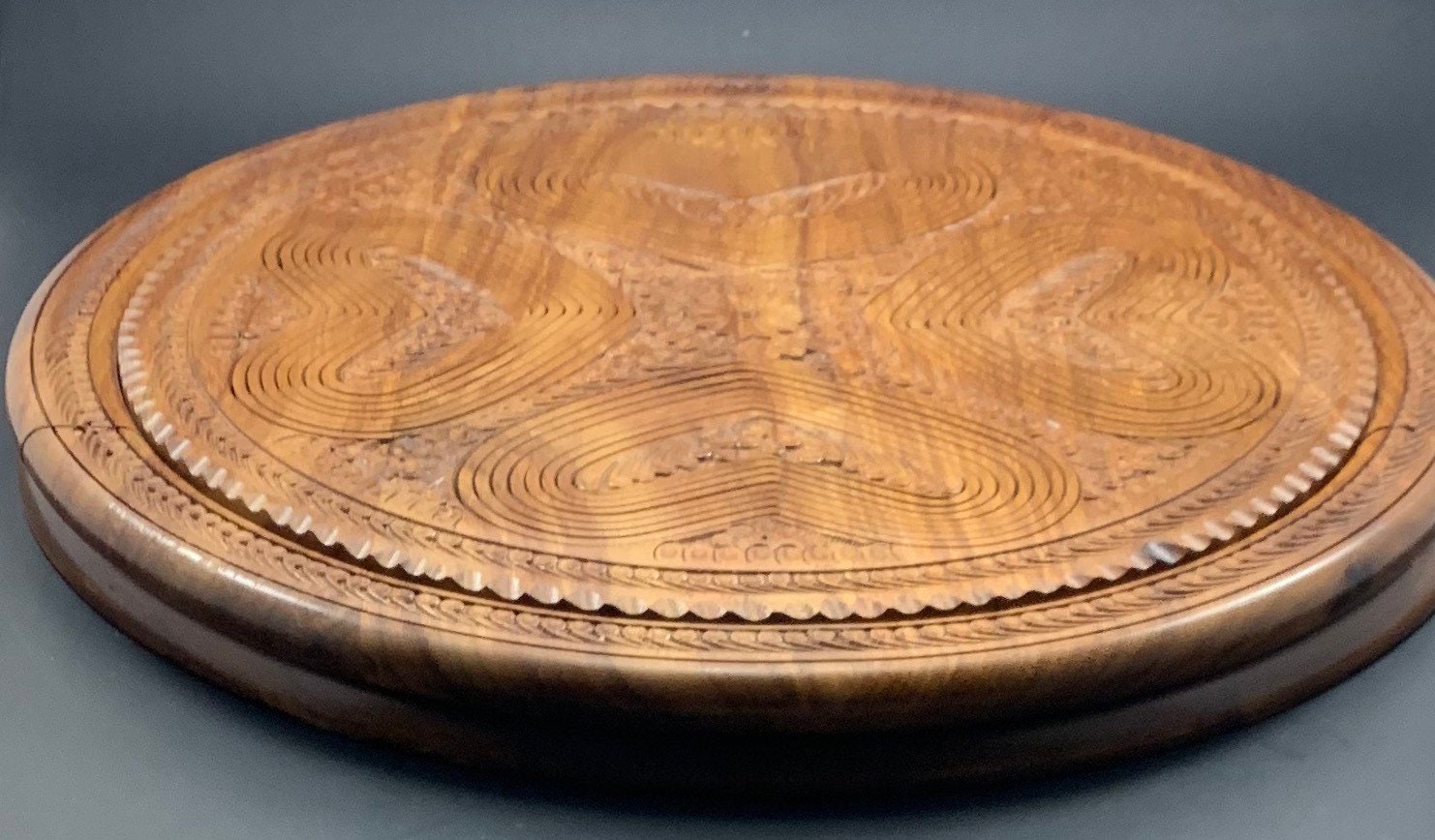 Trivet to Basket Centerpiece / Collapsible Multi Compartment Wooden ...