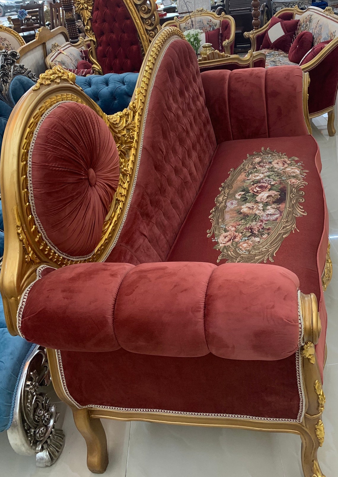 Gold Plated Sitting - Luxurious Couch - Gold Plated Furniture ...