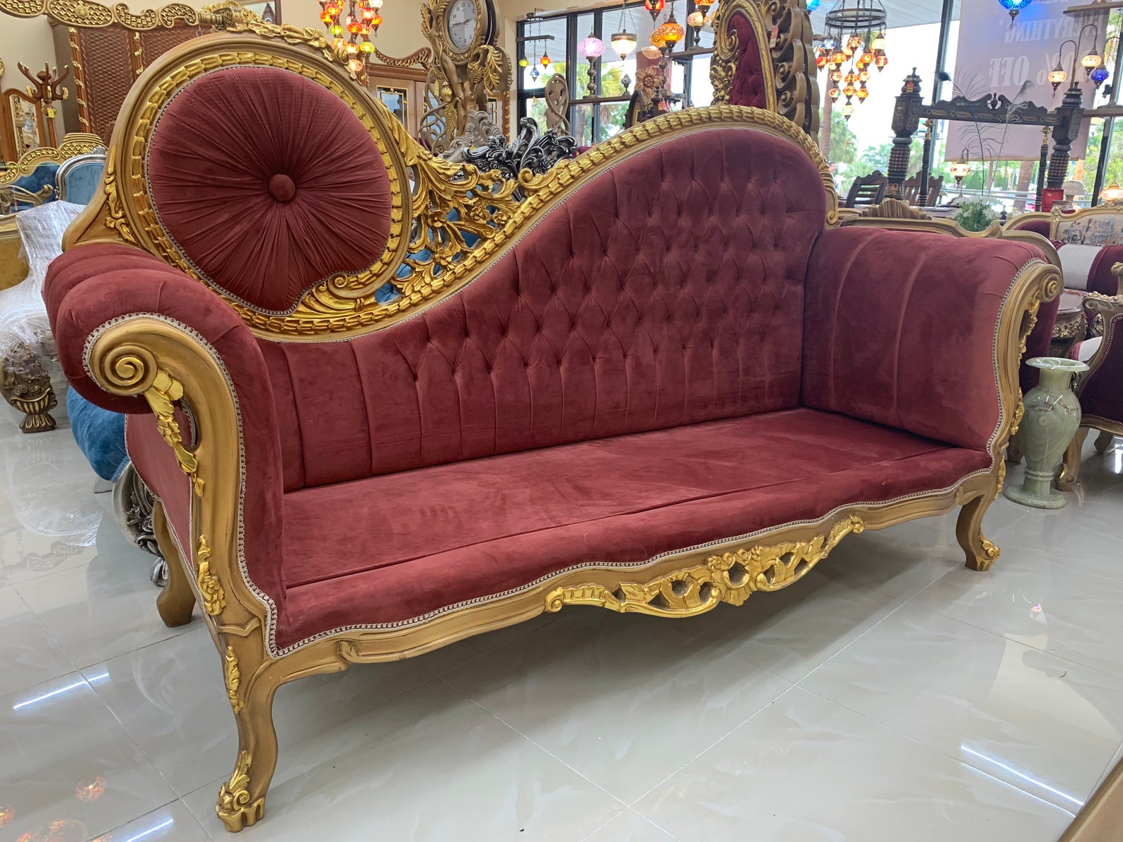 Gold Plated Sitting - Luxurious Couch - Gold Plated Furniture ...