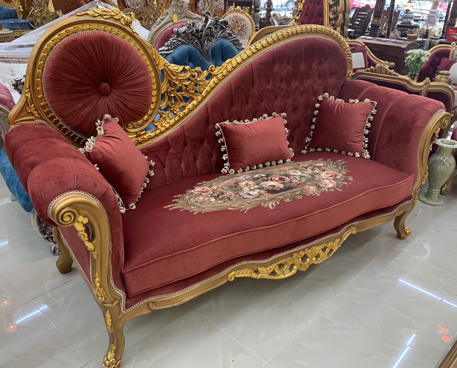 Gold Plated Sitting - Luxurious Couch - Gold Plated Furniture ...
