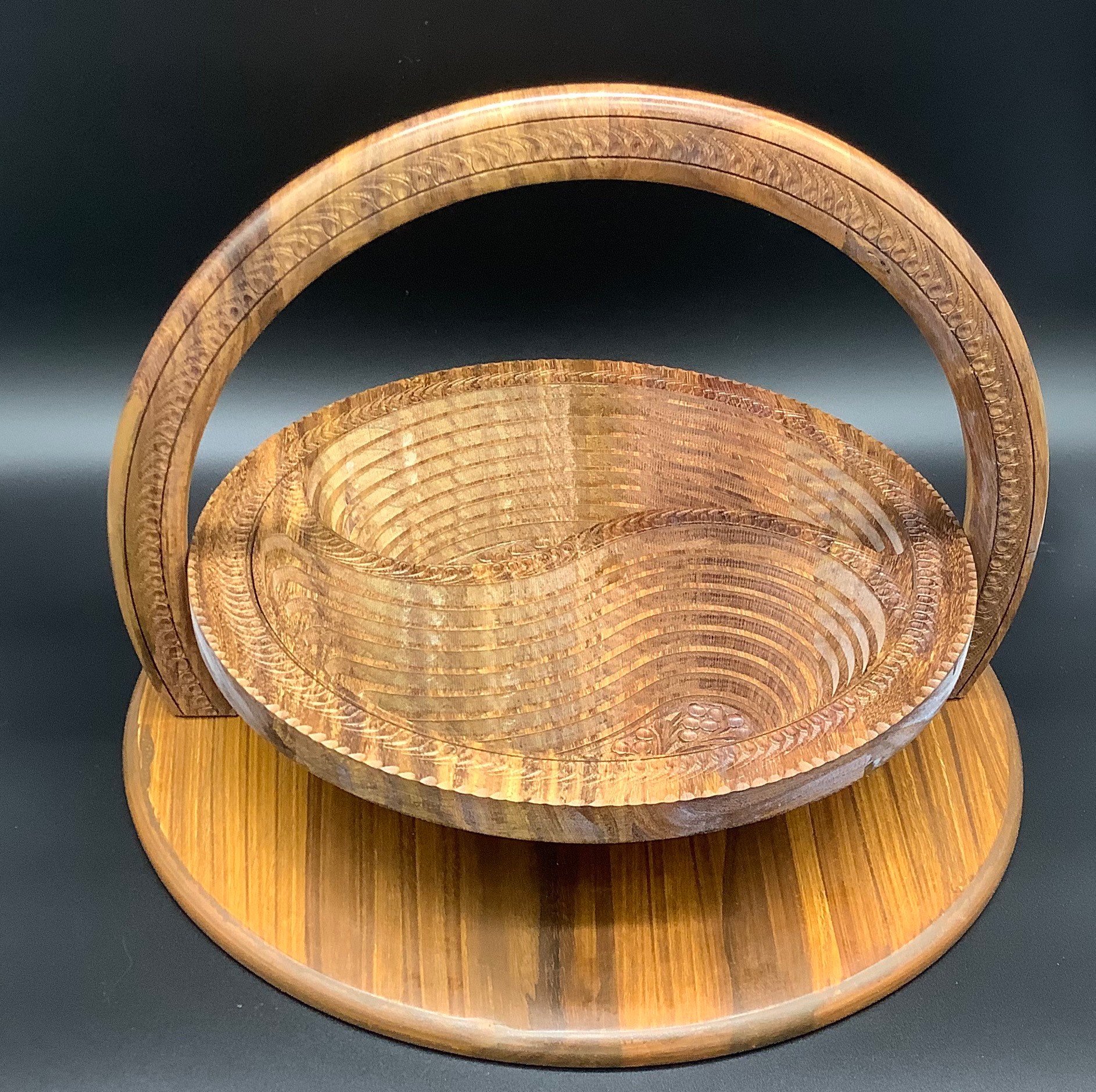 Housewarming Gift Basket / Foldable Wooden Basket / Wooden - Etsy