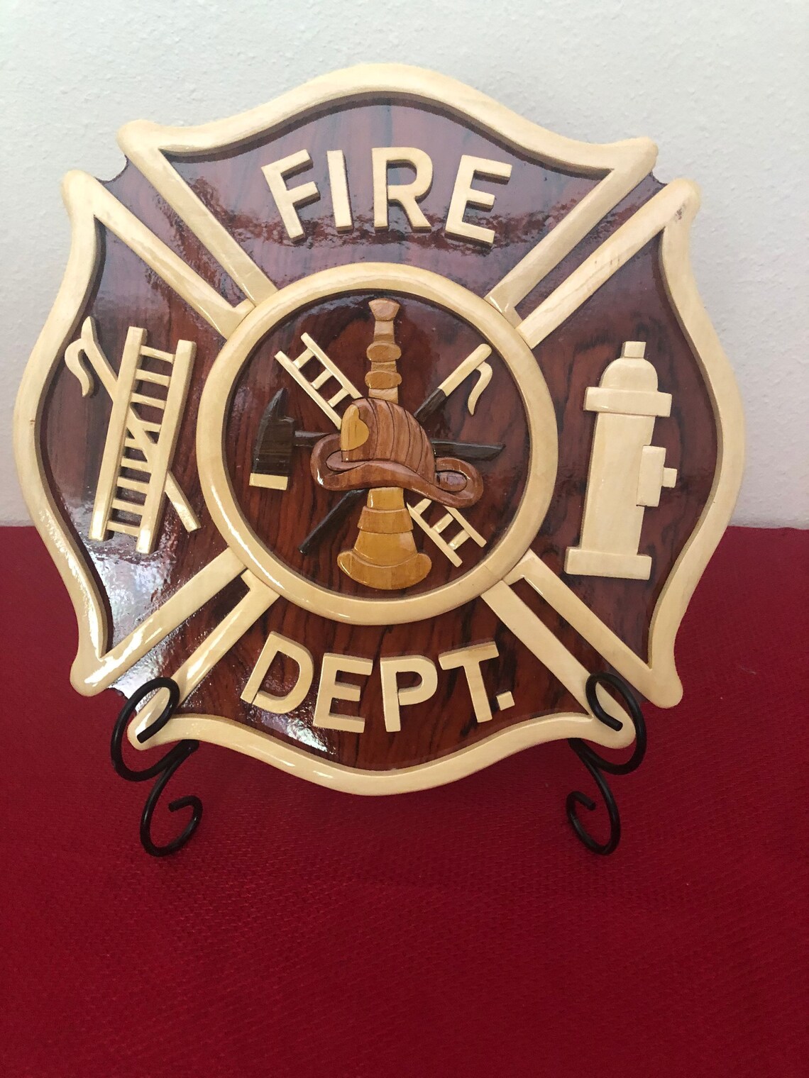 Fire Department Wall Hanging - Etsy