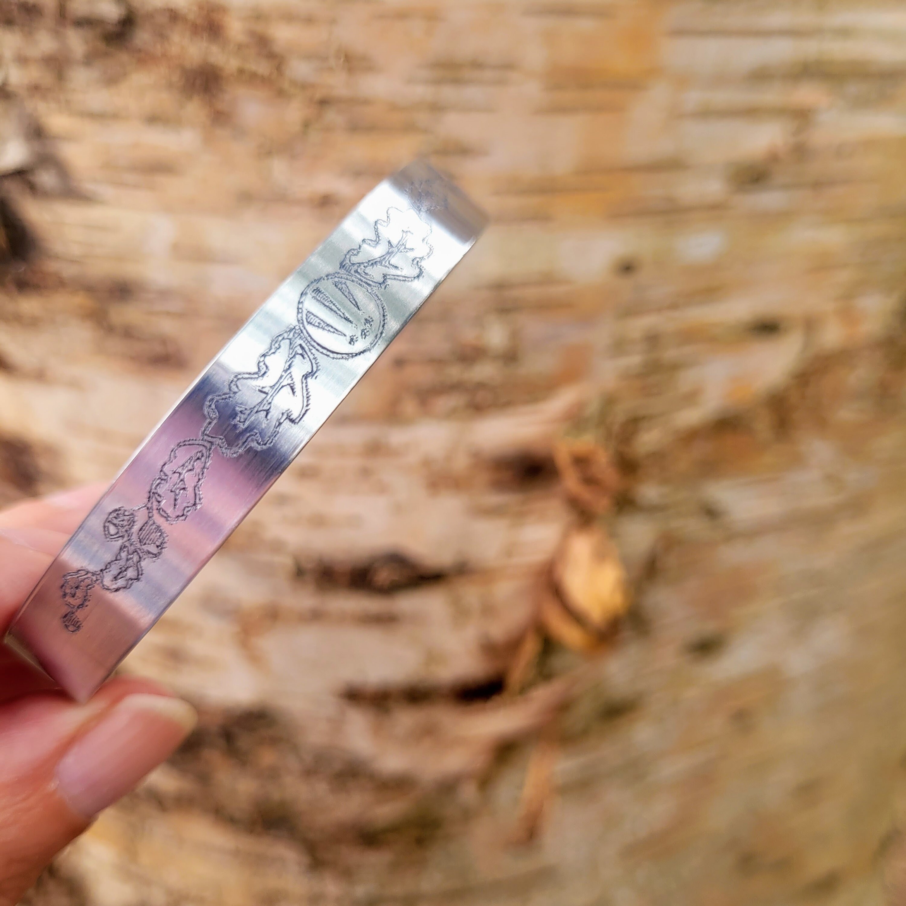 Awen Jewellery, Druid Gift, Oak Leaf & Acorn Cuff Bracelet ...