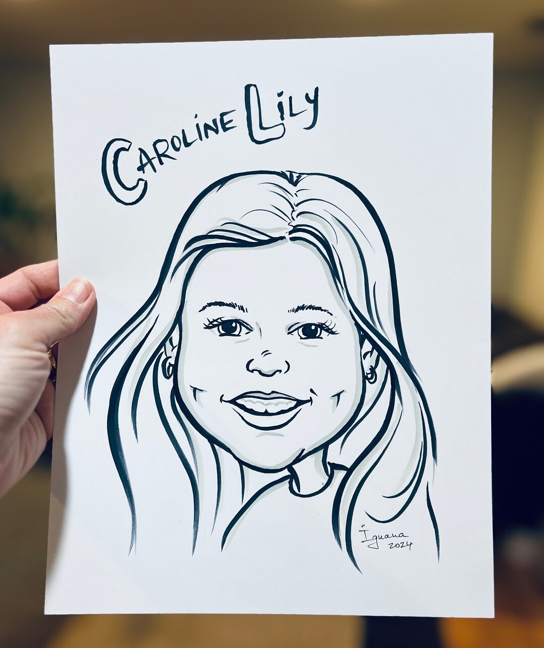 Caricature, Cartoon Portrait, Black and White Line Portrait Drawing ...