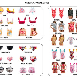 Family Visual Arts Matching Swimwear Collection - Etsy