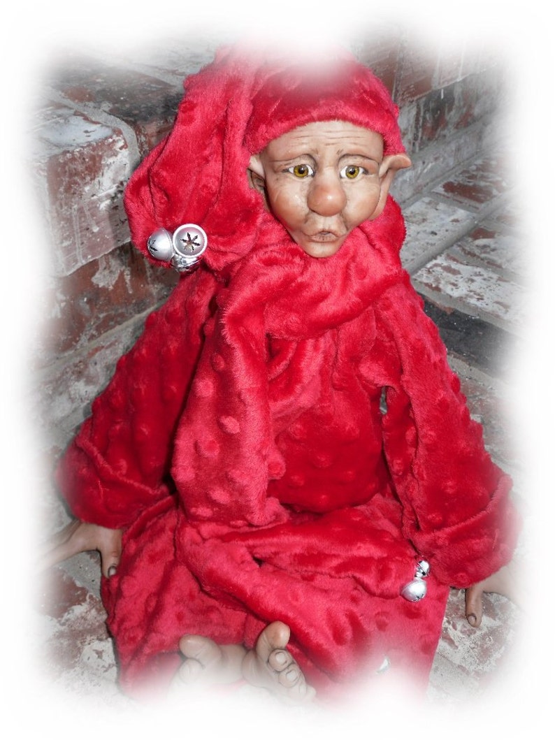 Wee Willie A OOAK Lil Darlin' Original Barefoot Santa Elf - Etsy
