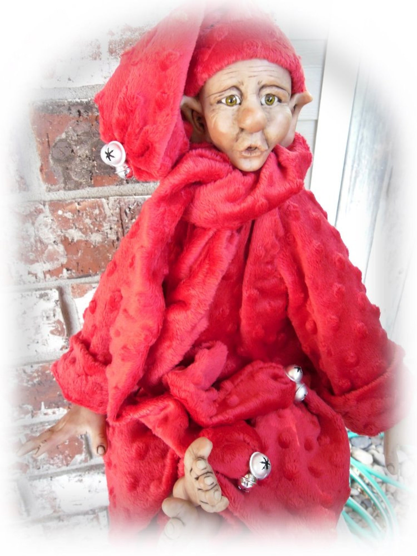 Wee Willie A OOAK Lil Darlin' Original Barefoot Santa Elf - Etsy