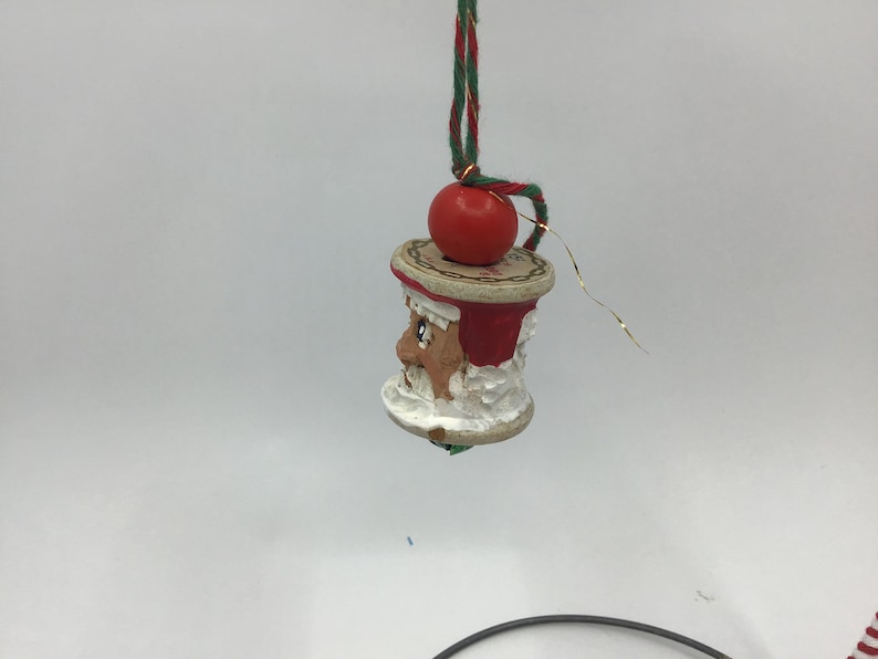 Handmade, Hand Carved Vintage Thread Spool, Santa, Sewing, Quilt ...