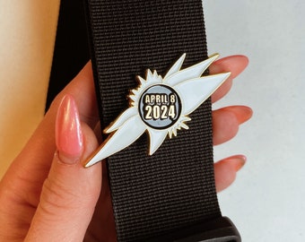 2024 Total Solar Eclipse Commemorative Enamel Pin - Etsy