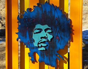 JIMI HENDRIX Wooden Sign wall Sign Wall Decor Wall Art - Etsy