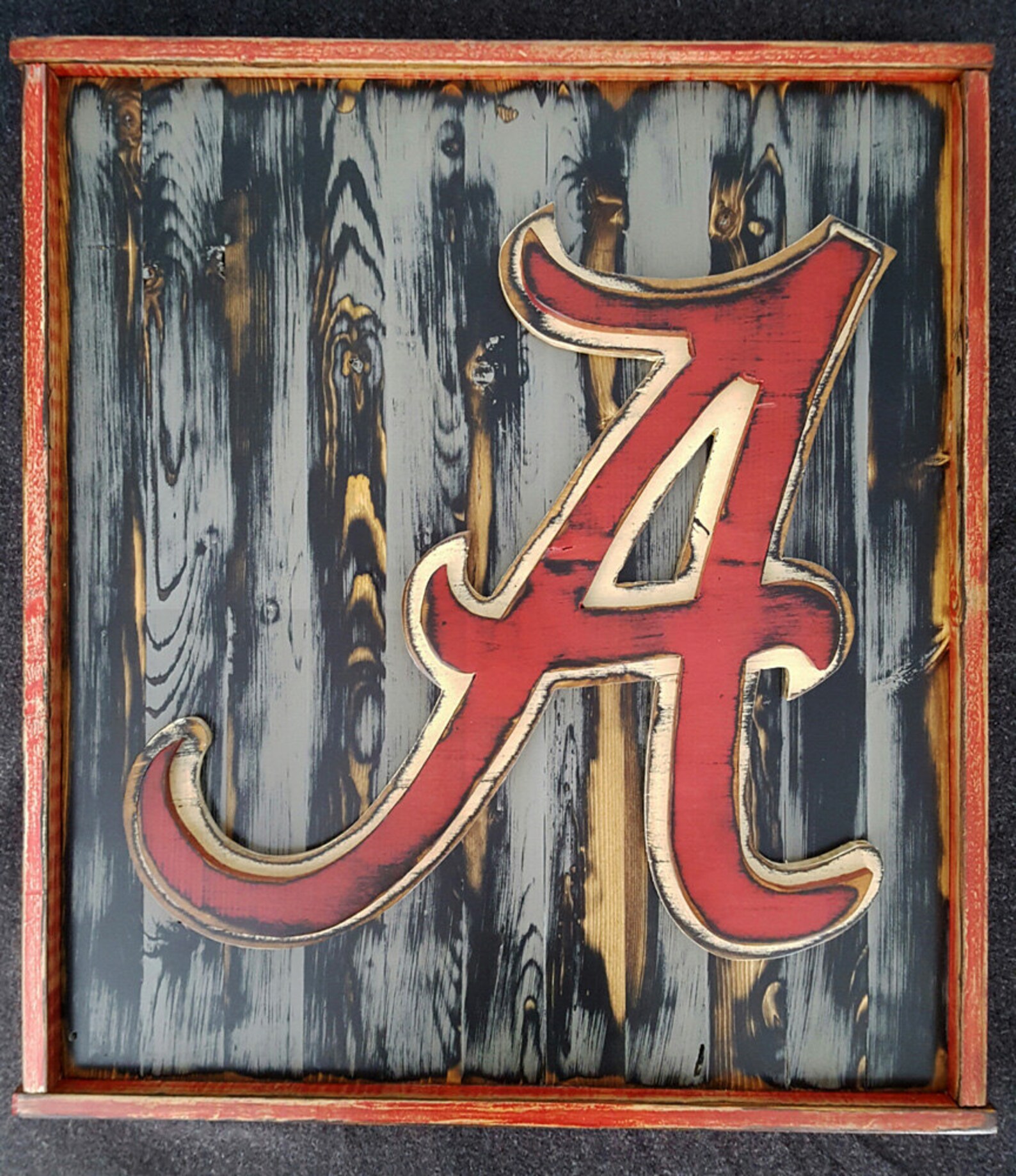 UNIVERSITY OF ALABAMA Wooden Sign college Football 3D Wall - Etsy