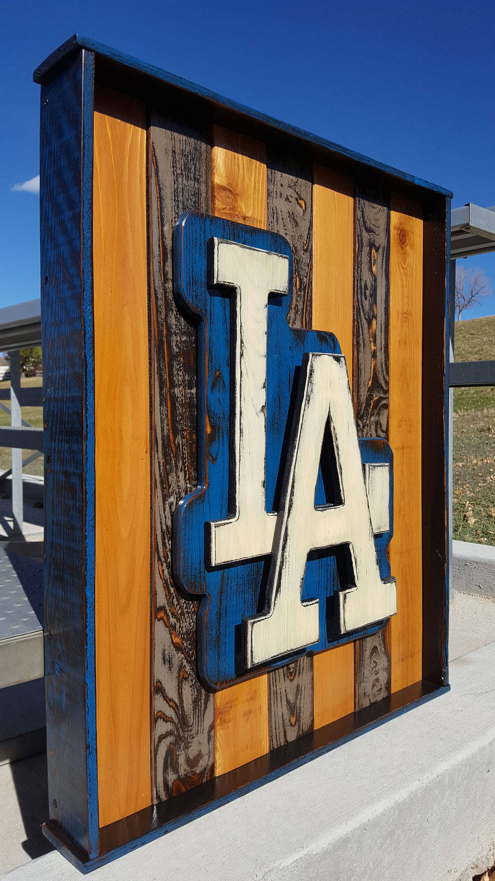 LA DODGERS Wooden Sign World Series 2017 Wall Sign Wall | Etsy