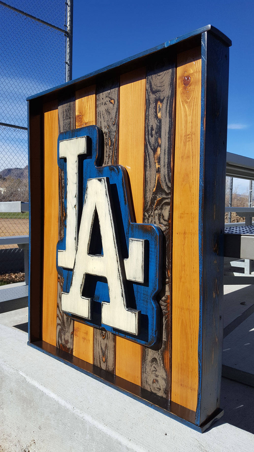 LA DODGERS Wooden Sign World Series 2017 Wall Sign Wall | Etsy