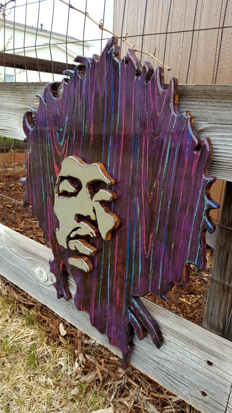 JIMI HENDRIX Wooden Sign wall Sign Wall Decor Wall Art | Etsy