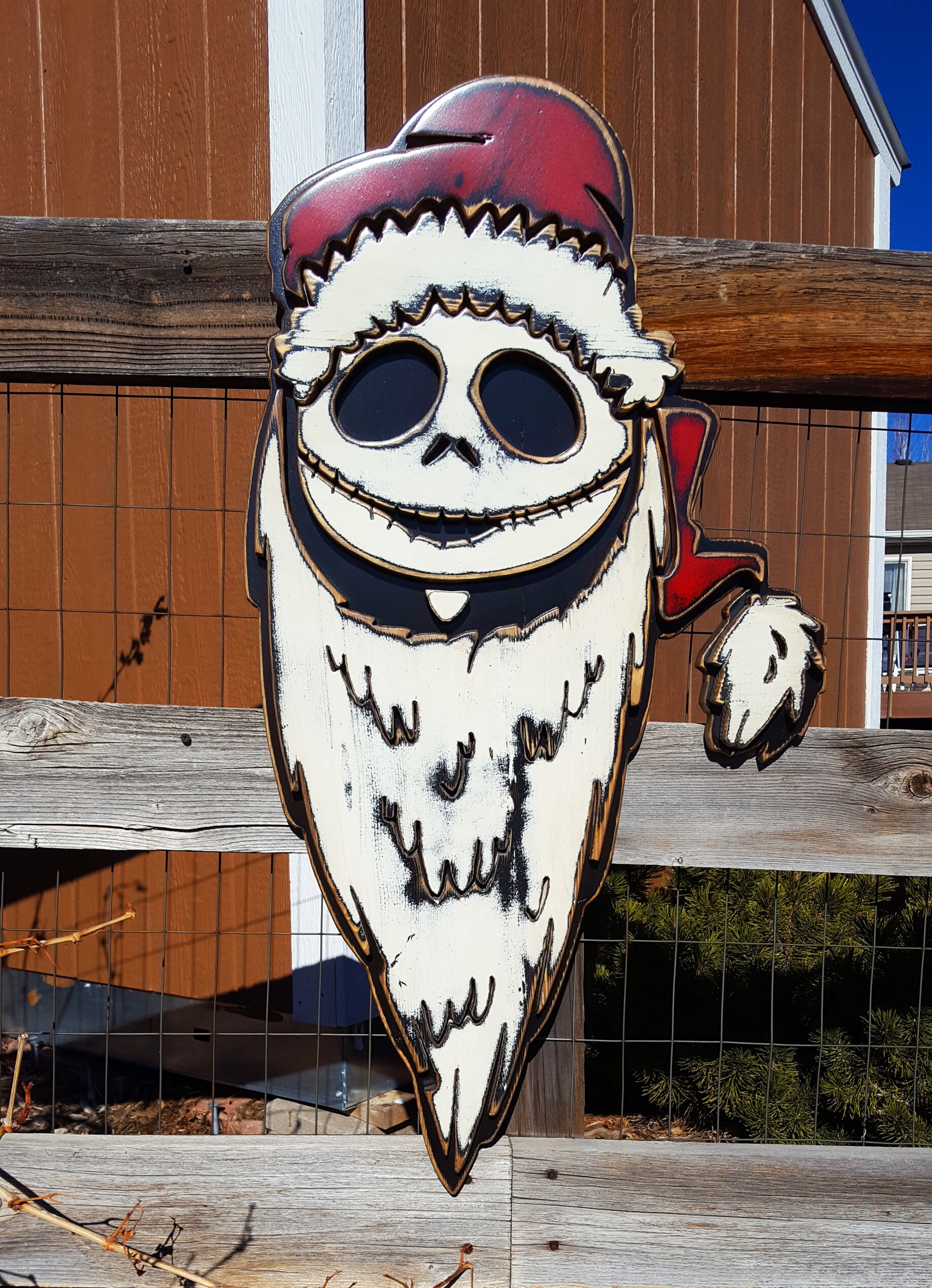 JACK SKELLINGTON Wooden Sign Wall Sign Wall Decor Wall Art Nightmare ...