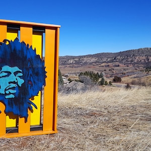 JIMI HENDRIX Wooden Sign wall Sign Wall Decor Wall Art Music Music Art ...