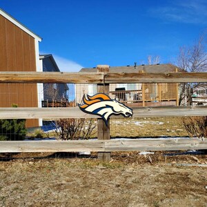 BRONCOS Wooden Sign 3D Football Sign Denver Broncos - Etsy