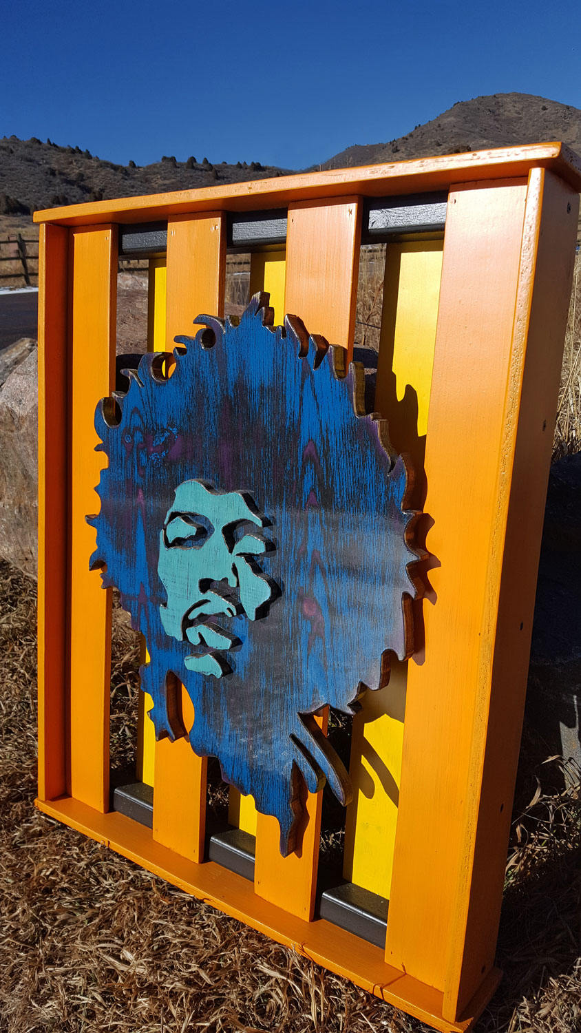 JIMI HENDRIX Wooden Sign Wall Sign Wall Decor Wall Art | Etsy