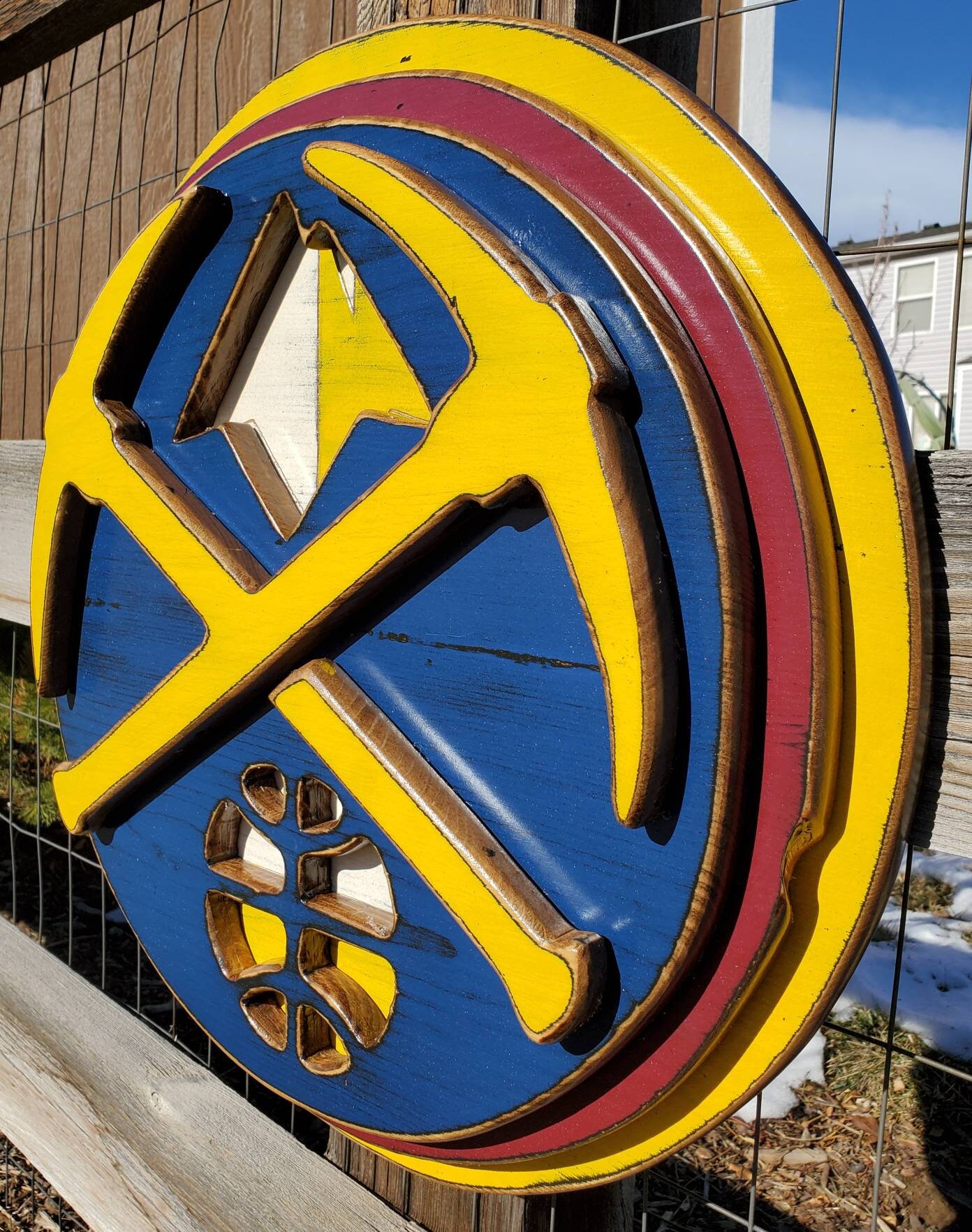 DENVER NUGGETS 3D Wall Sign Wall Art Wall Decor - Etsy UK