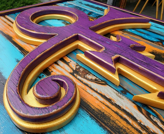 PRINCE Wooden Sign the Purple One 3D Sign Wall Sign - Etsy