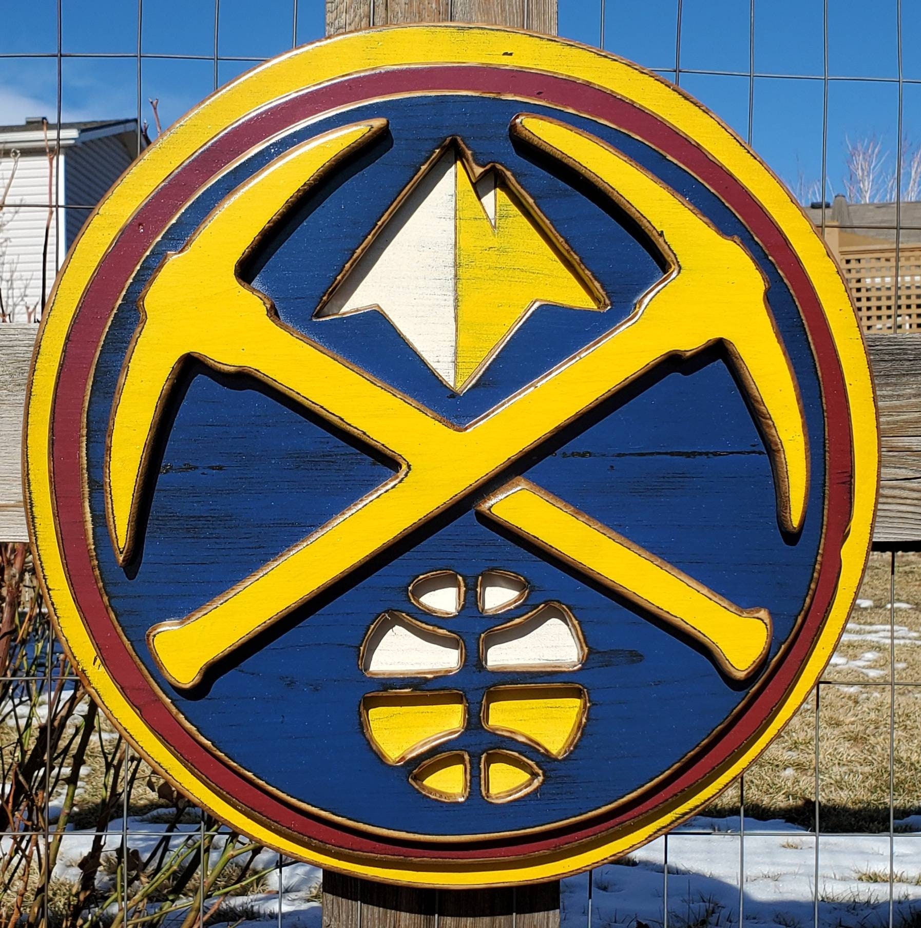 DENVER NUGGETS 3D Wall Sign Wall Art Wall Decor - Etsy