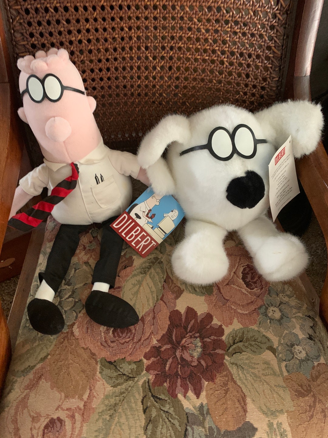 Dilbert Comic Plush Toy With Dog - Etsy