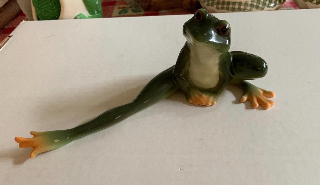 Franz Frog, Porcelain Amphibia, - Etsy