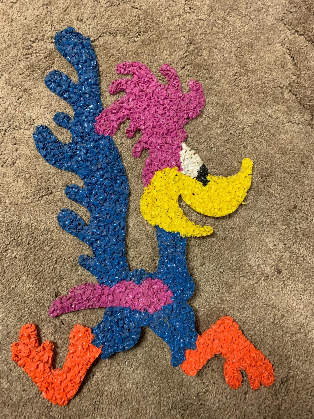 Vintage Road Runner Melted Popcorn Decor - Etsy