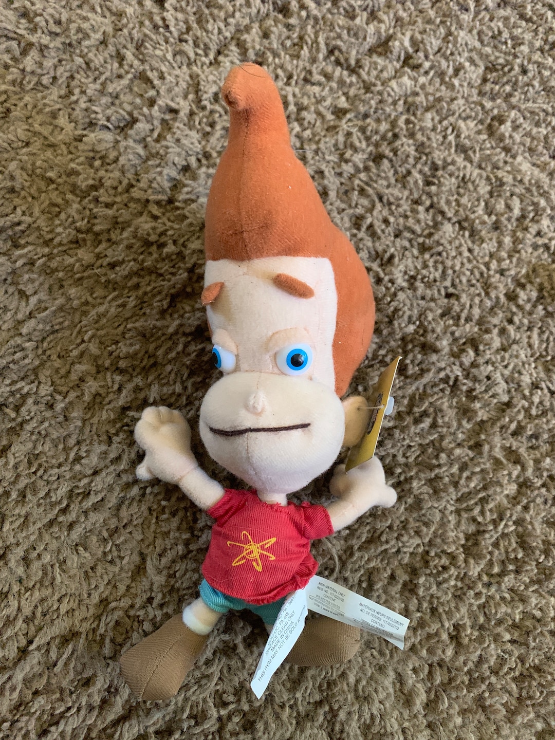 Jimmy Nuetron Plush 10 Inch With Tags - Etsy