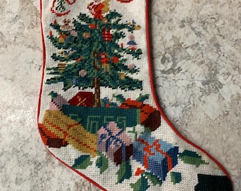 Hand Embroidered Katha Diddel Christmas Stocking - Etsy