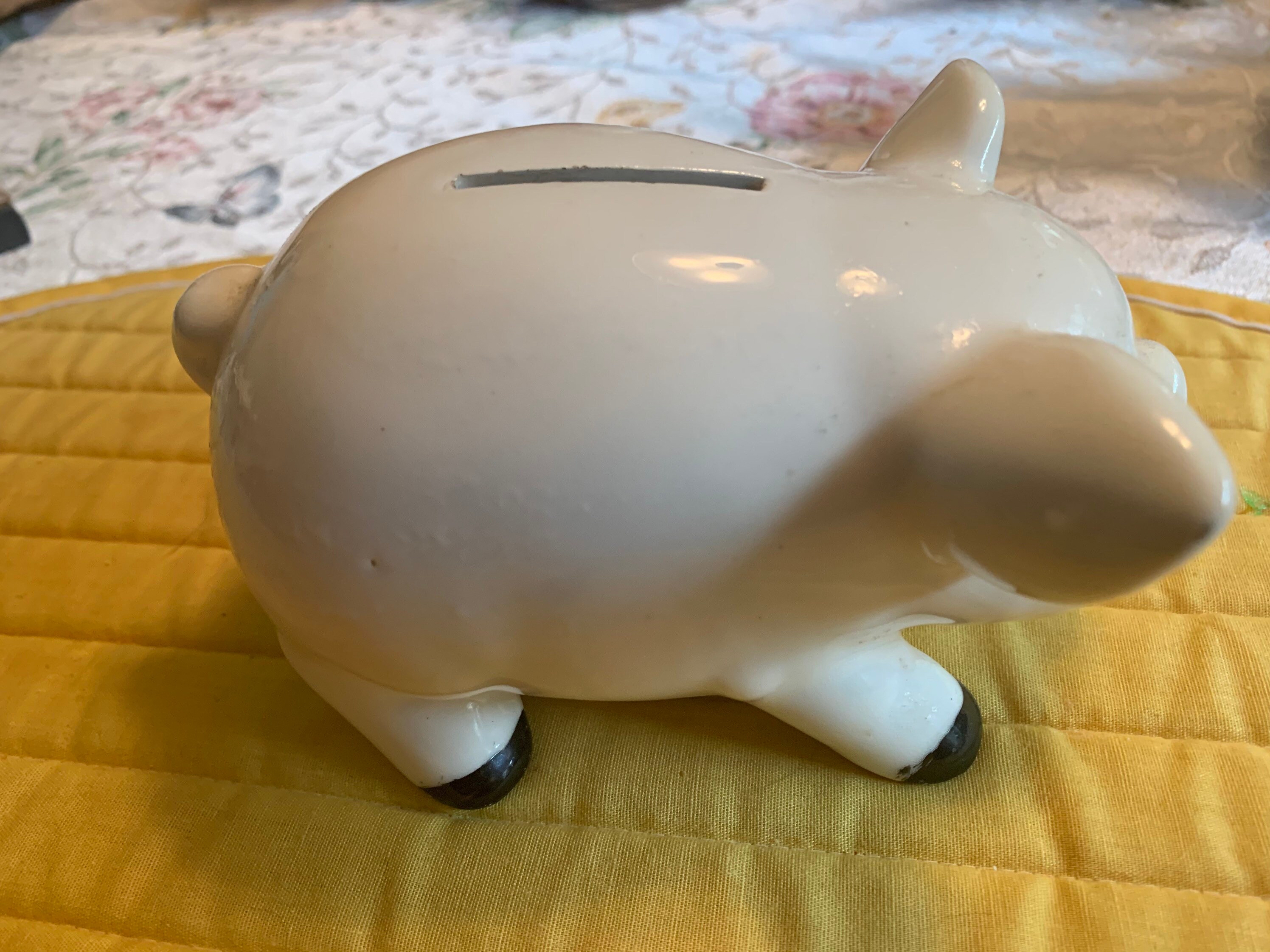 Vintage Piggy Bank Ceramic Pig Bank - Etsy